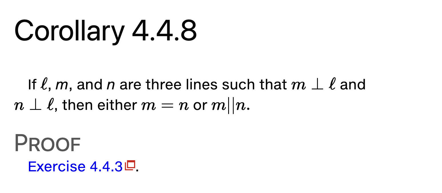 Solved 4.4.3 ﻿Prove Corollary 4.4.8.Corollary 4.4.8If l,m, | Chegg.com