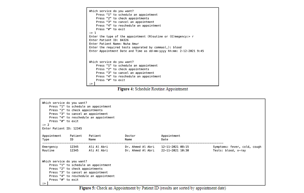 Solved Java Question: Read the initial appointments records | Chegg.com