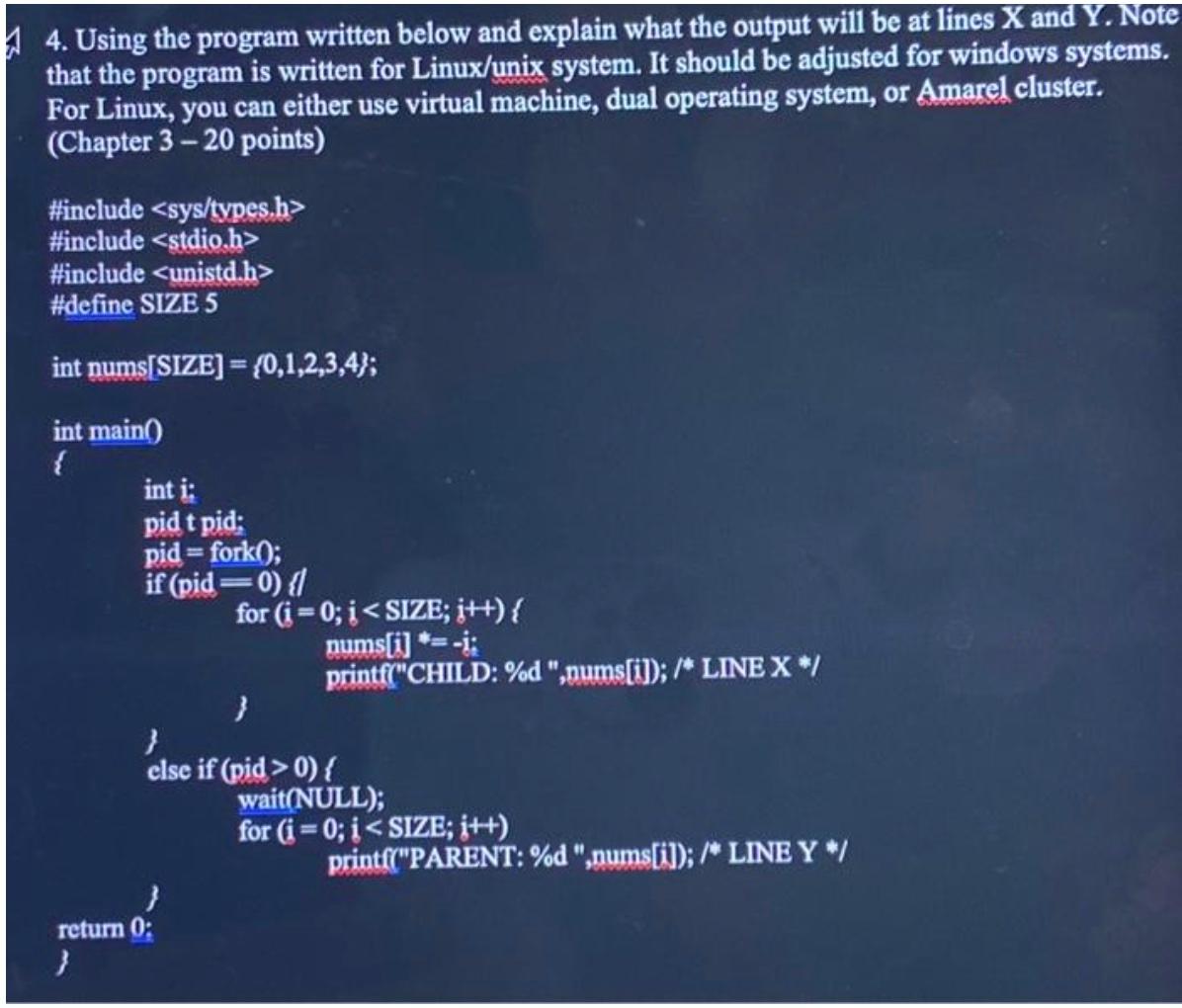 Solved 4. Using the program written below and explain what | Chegg.com
