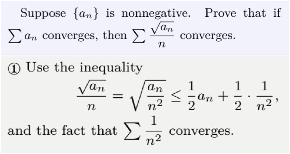 Solved Suppose {an} is nonnegative. Prove that if ∑an | Chegg.com