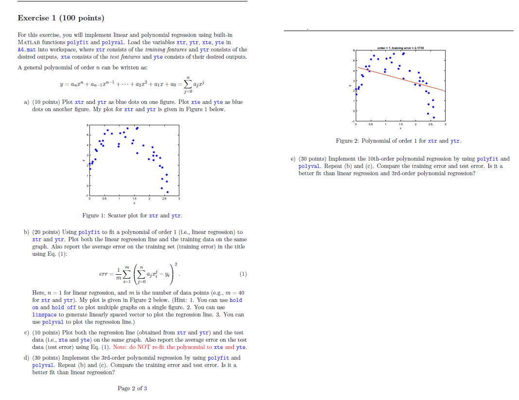 MATLAB please A4.mat is a MATLAB file with 4 | Chegg.com