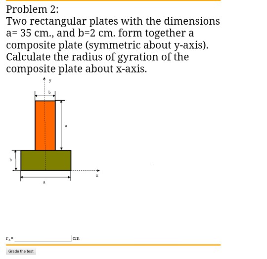 Solved Problem 2: Two rectangular plates with the dimensions | Chegg.com