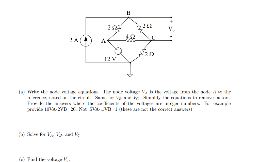 Solved 1 29 320 V 240 After Sci 12 V (a) Write the node | Chegg.com
