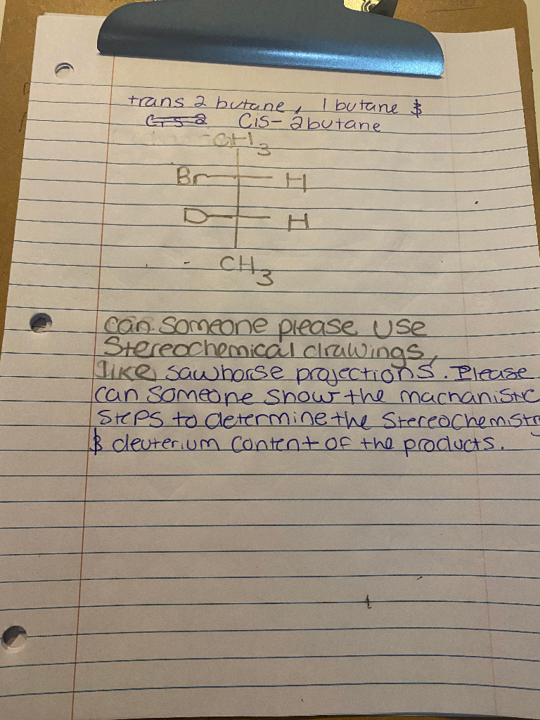 Solved trans a butane I butane & Cis- a butane Br CH3 can | Chegg.com