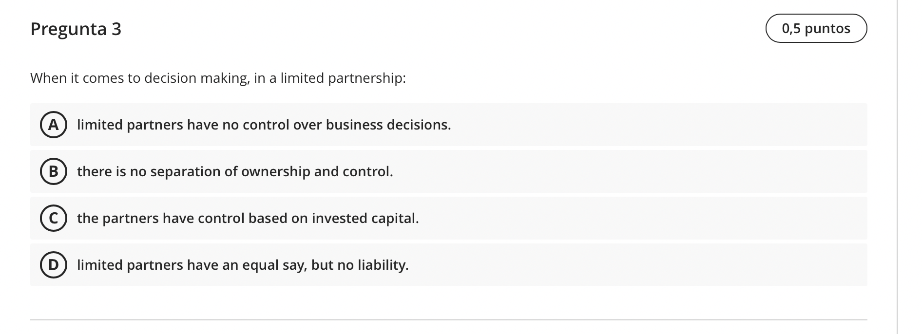 Solved When it comes to decision making, in a limited | Chegg.com