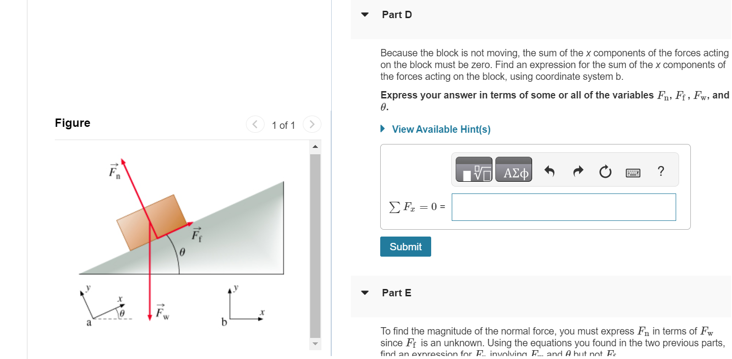 Solved To find the magnitude of the normal force, you must | Chegg.com