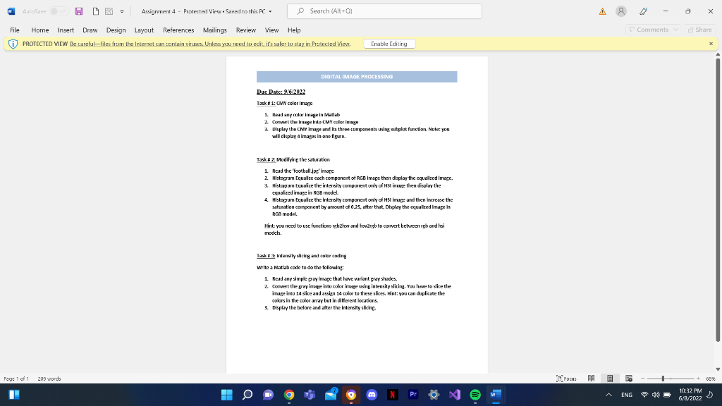 Solved AutoSave ADM- Assignment 4 Protected View Saved to | Chegg.com