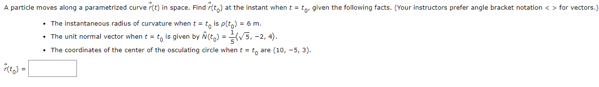 Solved A particle moves along a parametrized curve r(t) ﻿in | Chegg.com