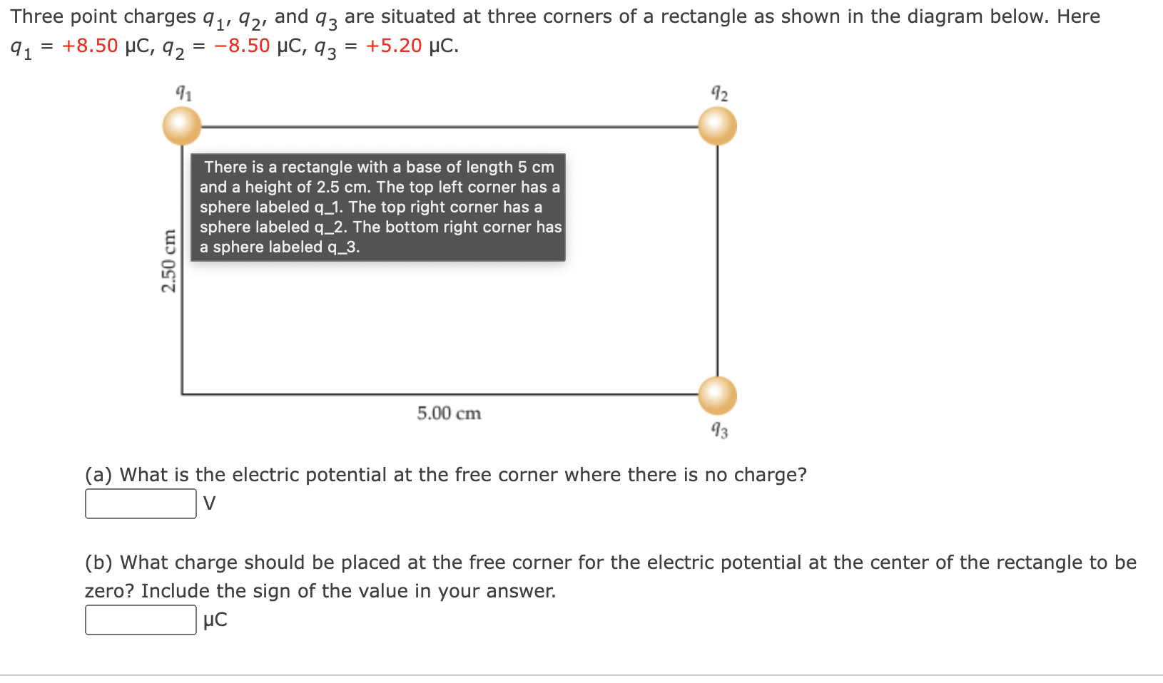 Solved Three point charges q1,q2, and q3 are situated at | Chegg.com