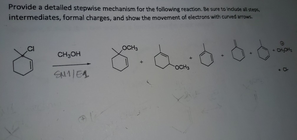 Solved Provide a detailed stepwise mechanism for the | Chegg.com