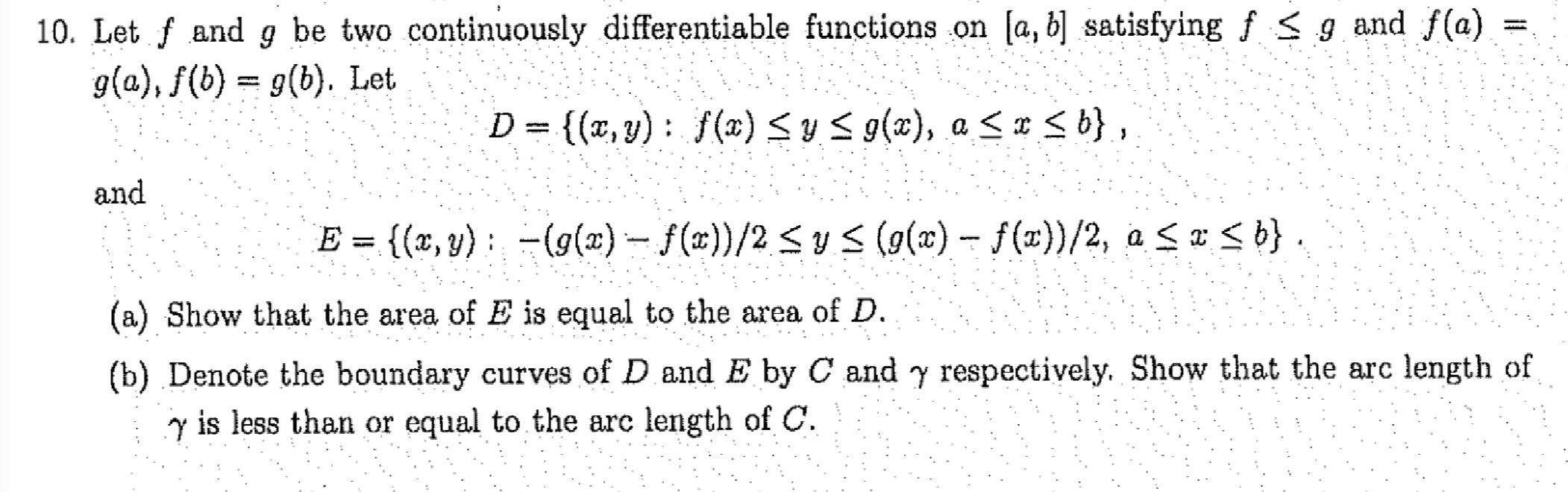 Solved Let f ﻿and g ﻿be two continuously differentiable | Chegg.com
