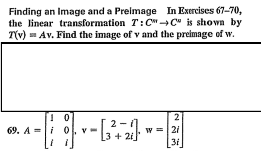 Solved Finding an Image and a Preimage In Exercises 67-70, | Chegg.com