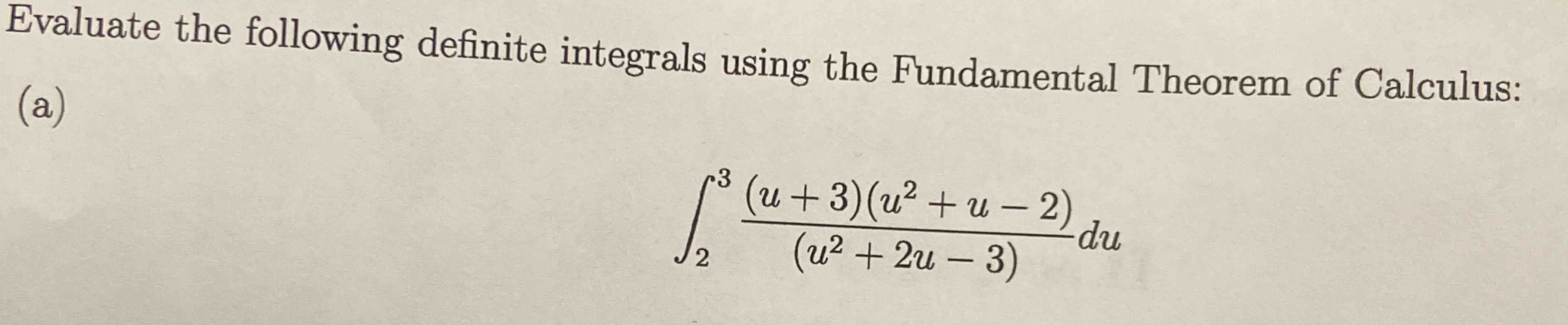 Solved Evaluate the following definite integrals using the | Chegg.com