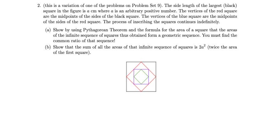 Solved 2. (this is a variation of one of the problems on | Chegg.com