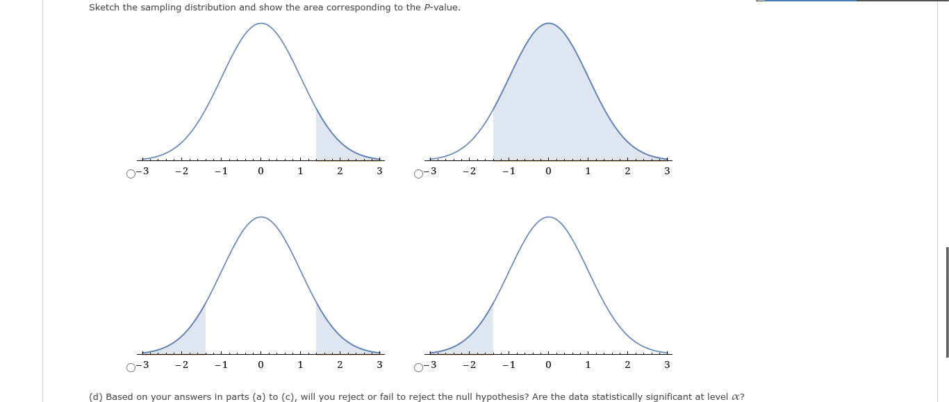Solved Sketch the sampling distribution and show the area | Chegg.com