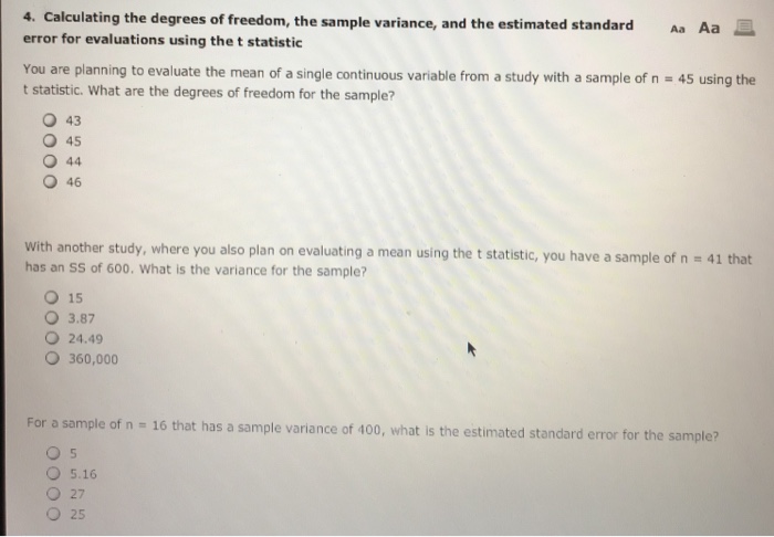 Solved You can use both the t statistic and the z statistic | Chegg.com Solved You can use both the t statistic and the z statistic | Chegg.com