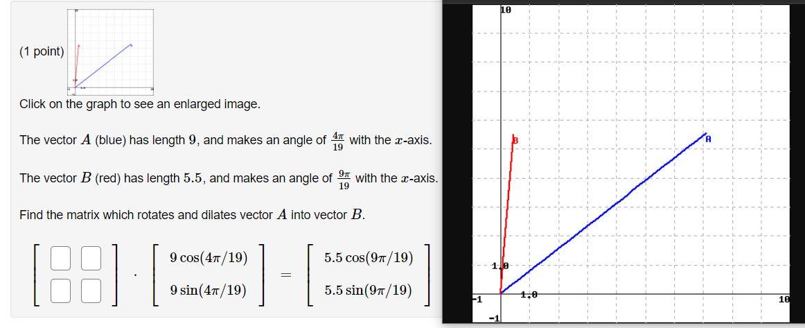 Solved 10 (1 point) Click on the graph to see an enlarged | Chegg.com