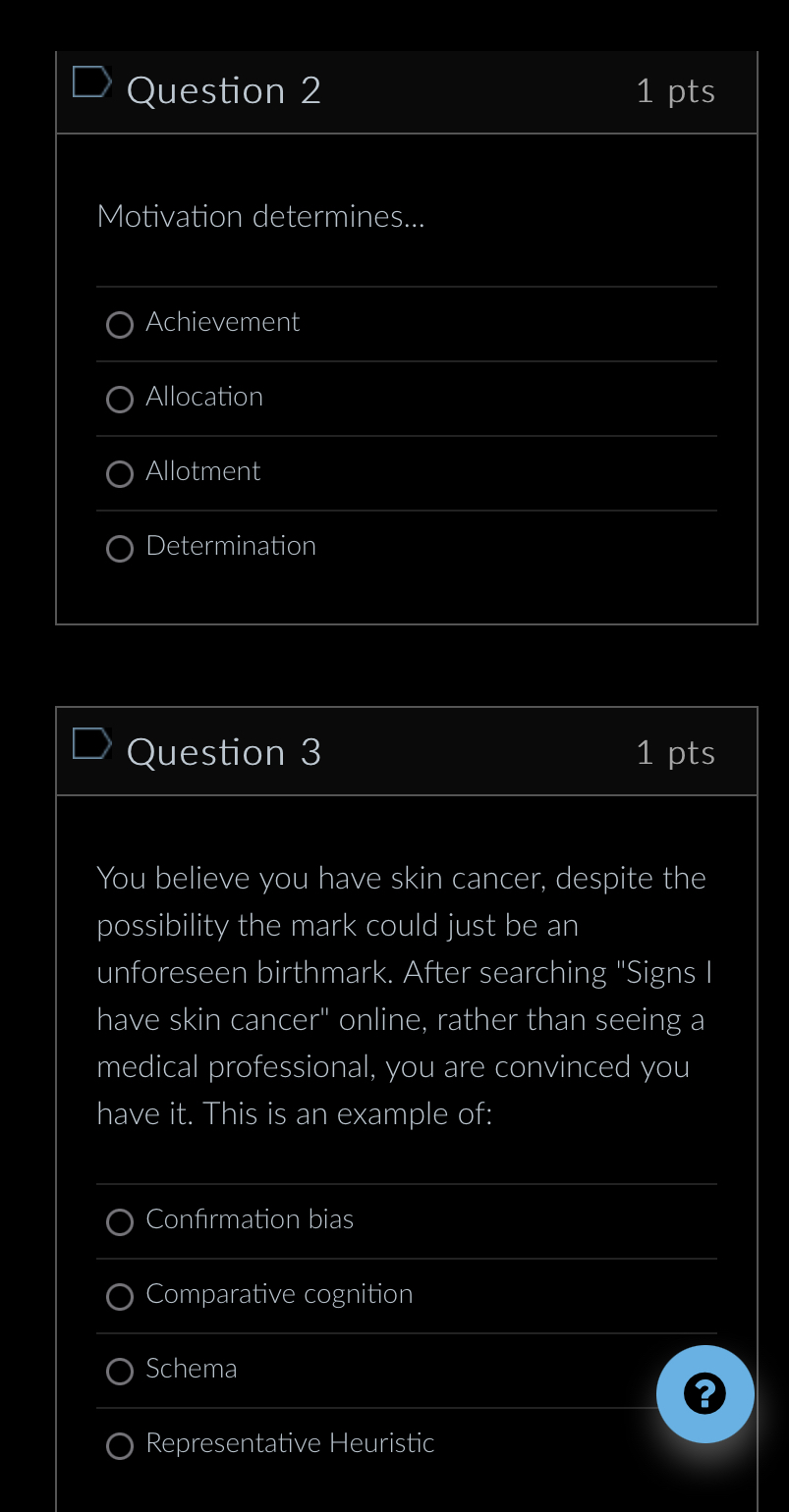 Solved Motivation determines... Achievement Allocation | Chegg.com