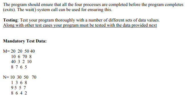 You will be using Linux shared memory to solve the | Chegg.com | Chegg.com