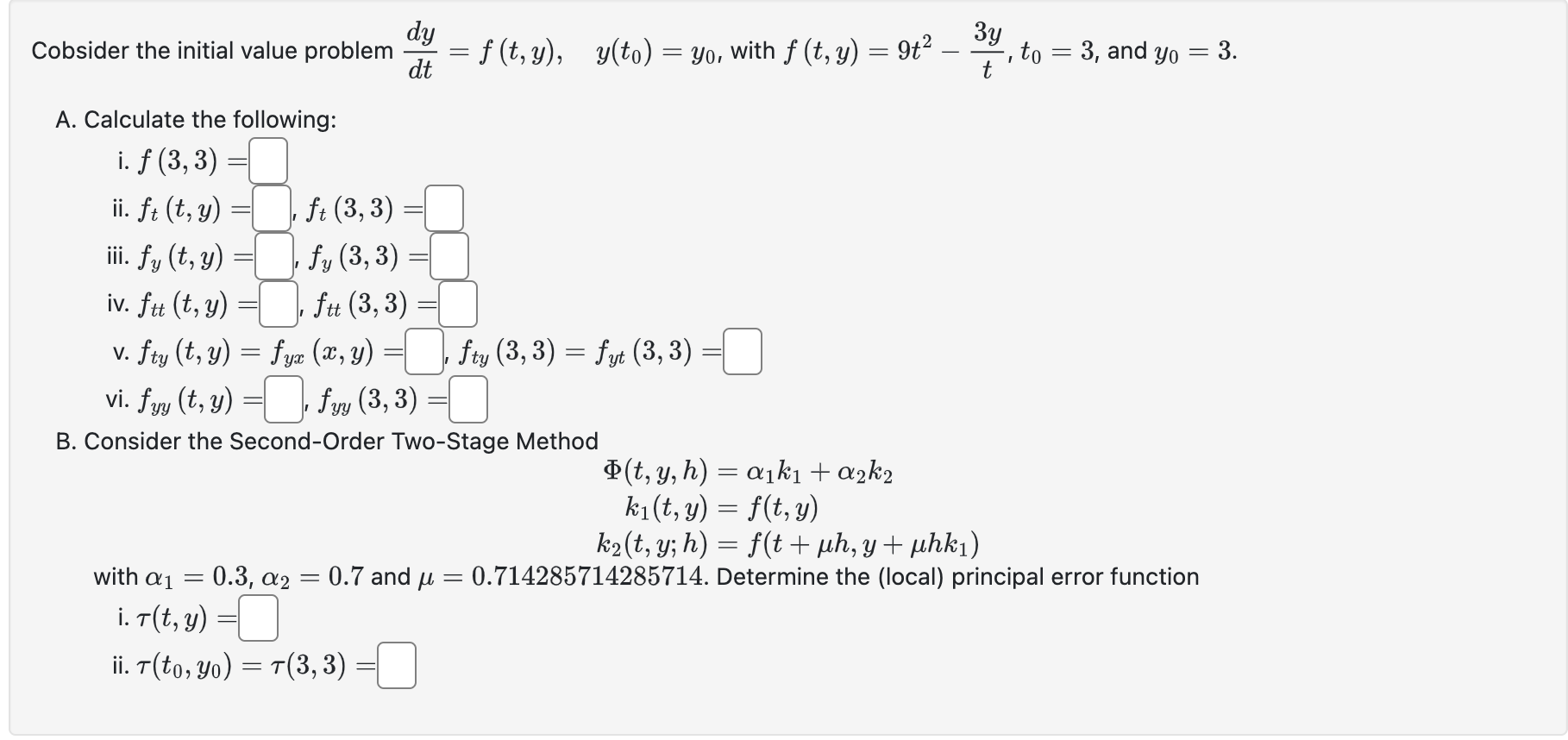 Solved Cobsider the initial value problem | Chegg.com