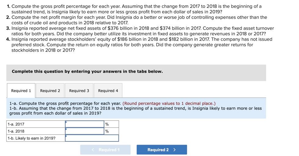 Solved E13-2 (Algo) Computing and Interpreting Profitability | Chegg.com