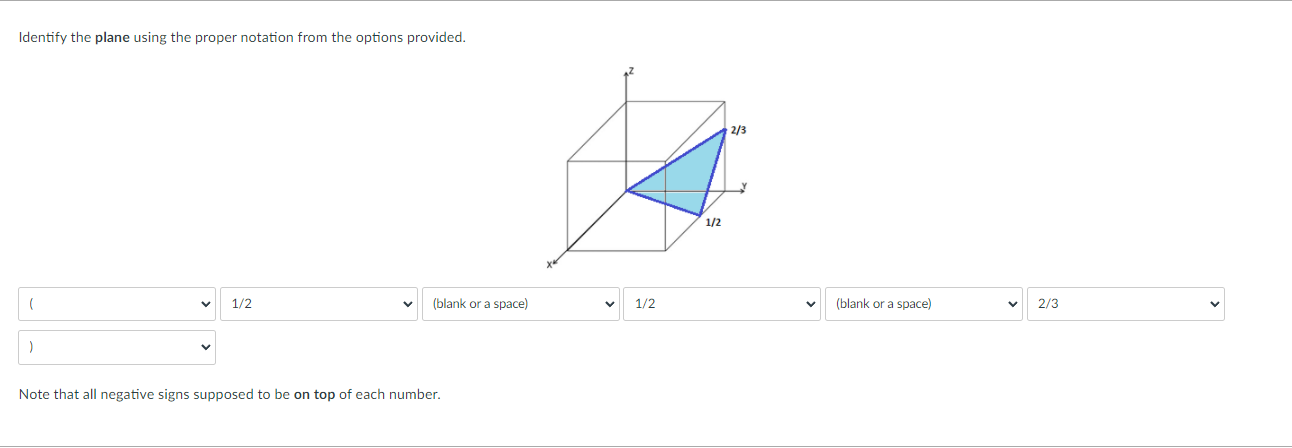 Solved Identify the plane using the proper notation from the | Chegg.com