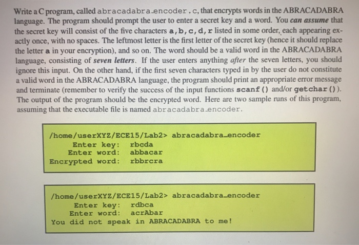 Solved Problem 3 The ABRACADABRA language has just five | Chegg.com