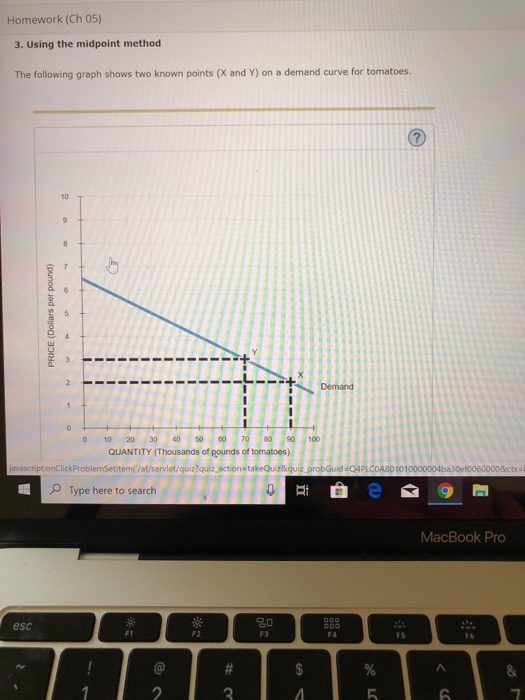 Solved Homework (Ch 05) 3. Using the midpoint method The | Chegg.com Solved Homework (Ch 05) 3. Using the midpoint method The | Chegg.com