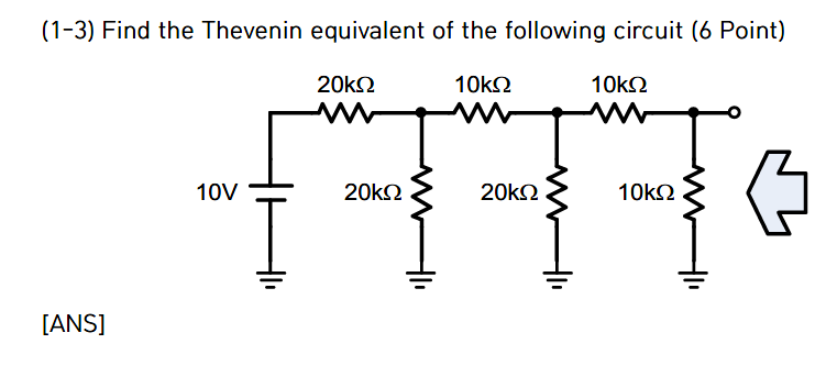 Solved (1-3) ﻿Find the Thevenin equivalent of ﻿the following | Chegg.com