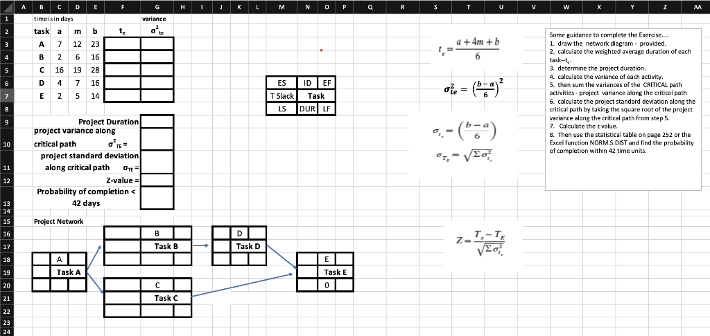 Solved Operations Management - Project Management PERT | Chegg.com