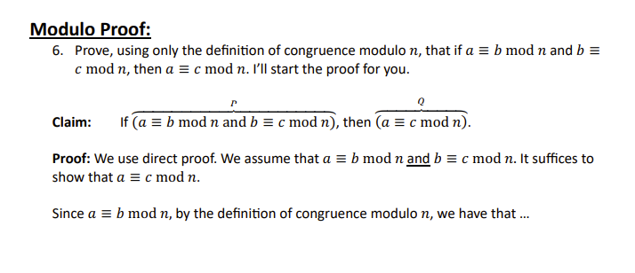Solved 2. Is ⌊2⌋=⌊123⌋ modulo 6 ? Explain. 3. a. Find the | Chegg.com
