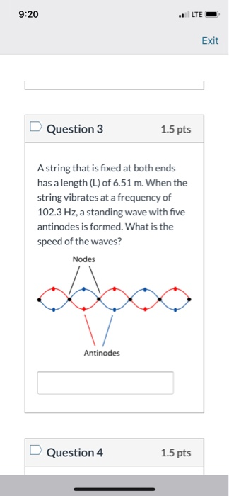Solved 9:20 Exit answering this pre-class. Question 1 1 pts | Chegg.com