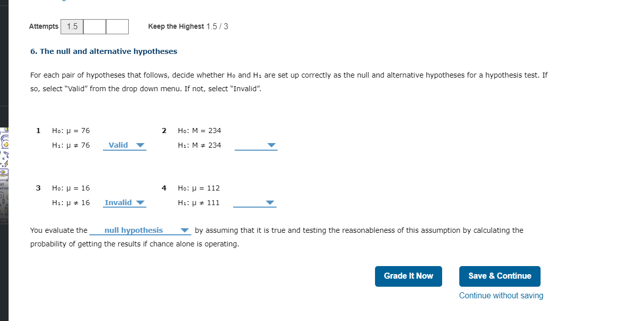 Solved 6. The null and alternative hypotheses For each pair | Chegg.com
