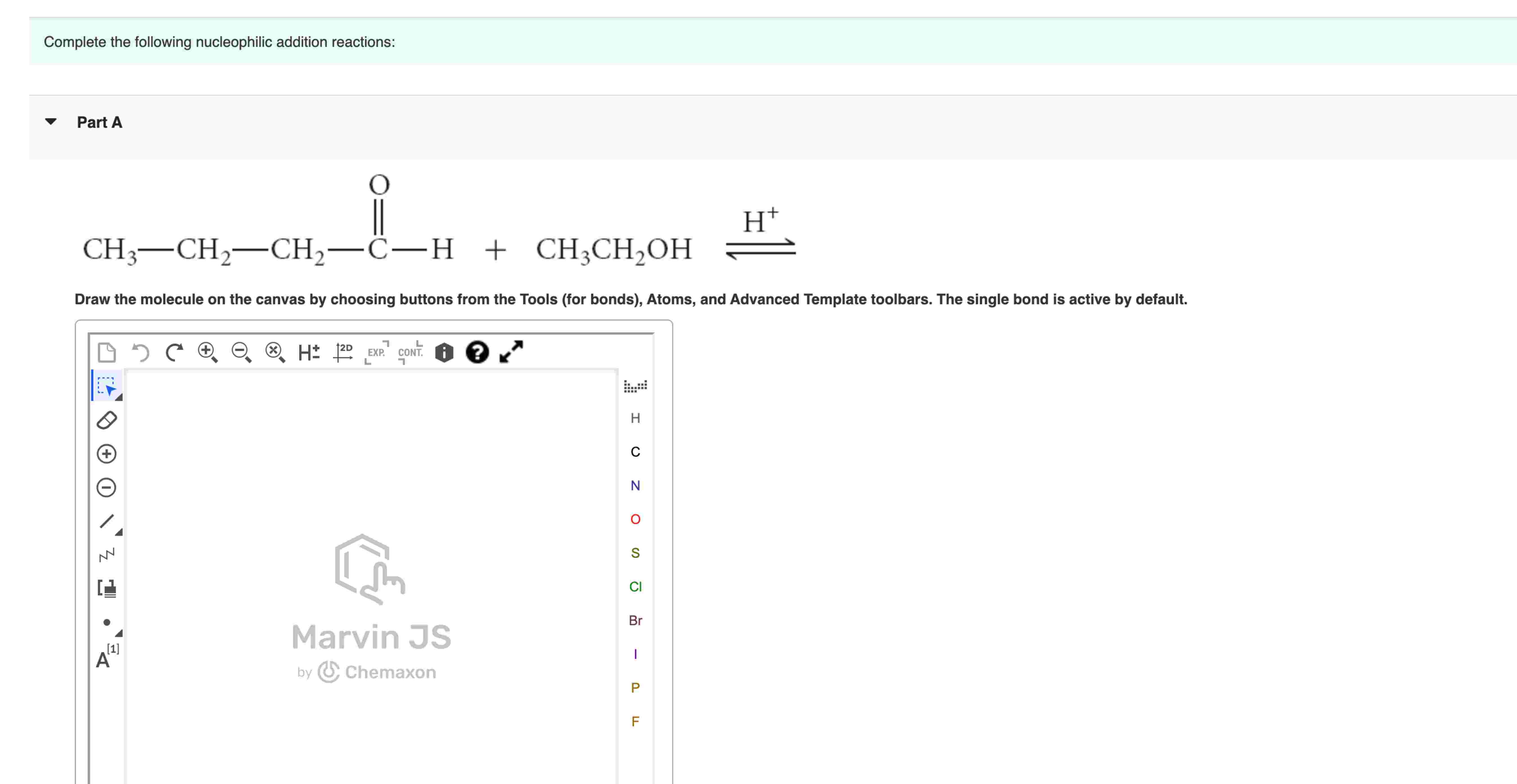Solved Complete the following nucleophilic addition | Chegg.com