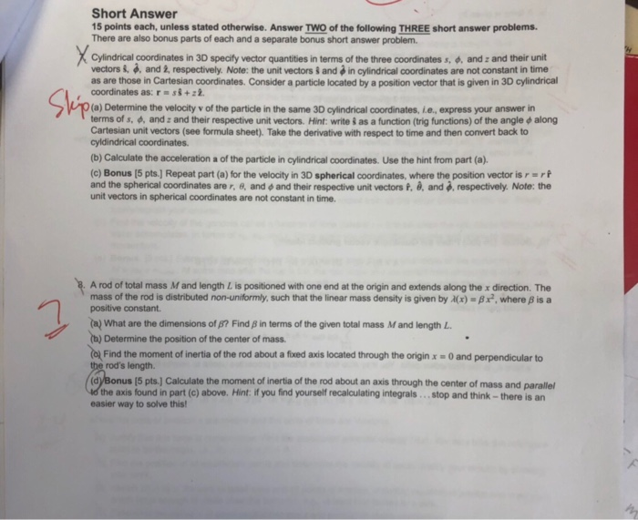 Solved Can you answer the one that says skipped. The | Chegg.com