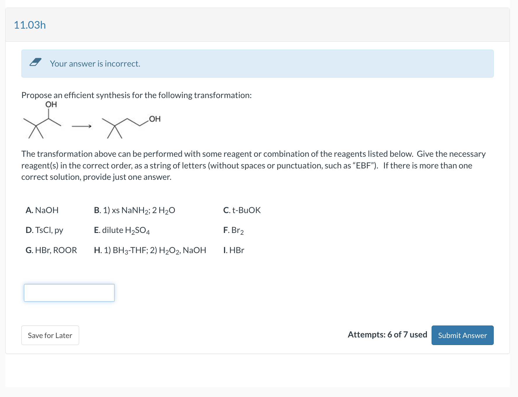 Solved C Your answer is incorrect. Propose an efficient | Chegg.com