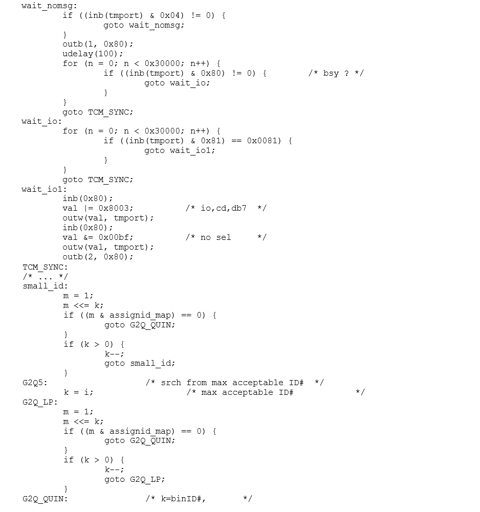 Linux driver spaghetti code from StackOverflow.com | Chegg.com
