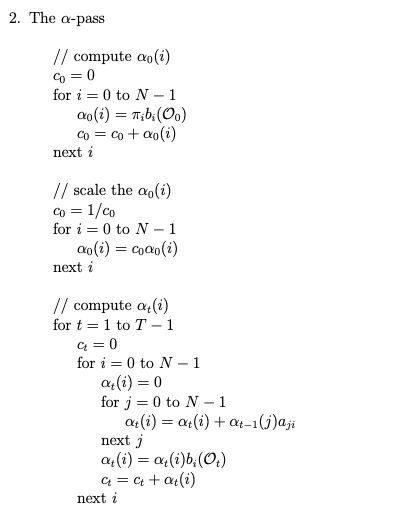 Solved Select initial values for the matrices A,B and π, | Chegg.com