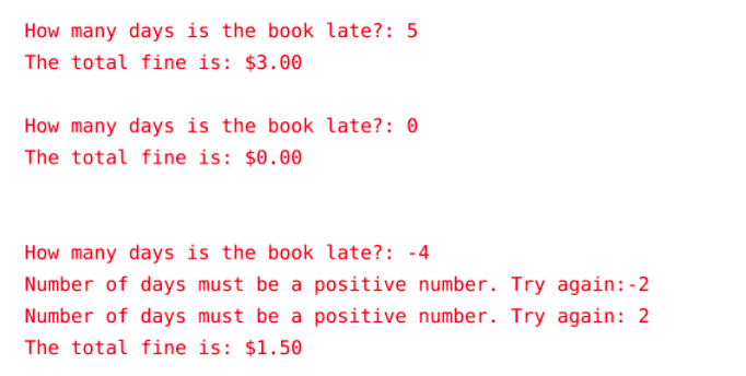 Solved Assume that the daily fine for an overdue library | Chegg.com