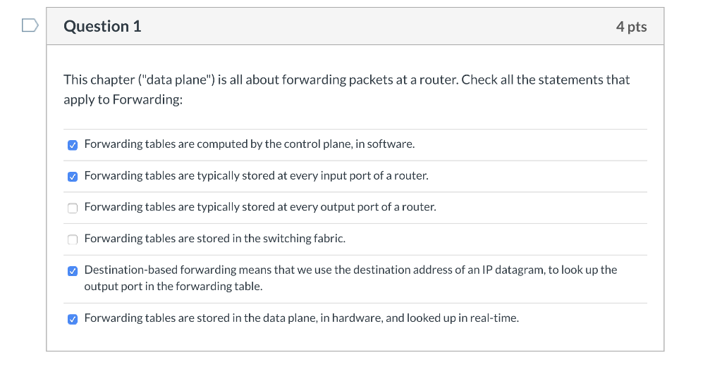 Solved Question 3 2 pts The Maximum Transfer Unit (MTU).... | Chegg.com