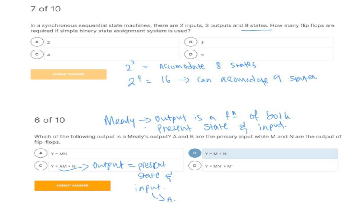 Solved In a synchronous sequential state machines, there are | Chegg.com