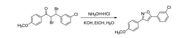 Solved Synthesis of isoxazole from brominated chalcone : | Chegg.com