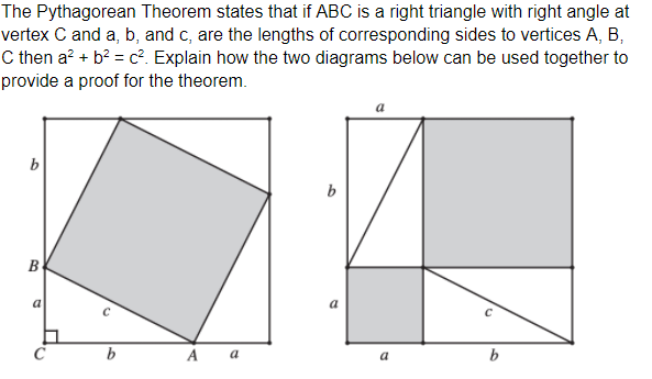 Solved The Pythagorean Theorem states that if ABC is a right | Chegg.com