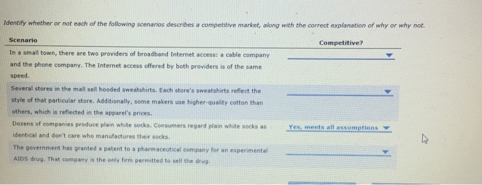 Solved Identify whether or not each of the following | Chegg.com