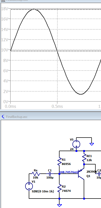 Design a gain and buffer stage connected to this | Chegg.com