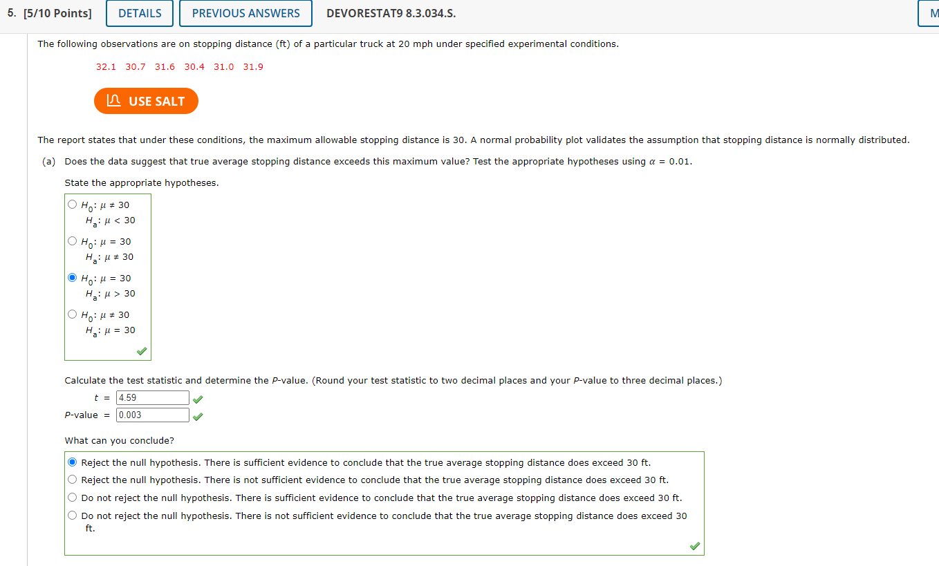 Solved 5. [5/10 Points] DETAILS PREVIOUS ANSWERS DEVORESTAT9 | Chegg.com