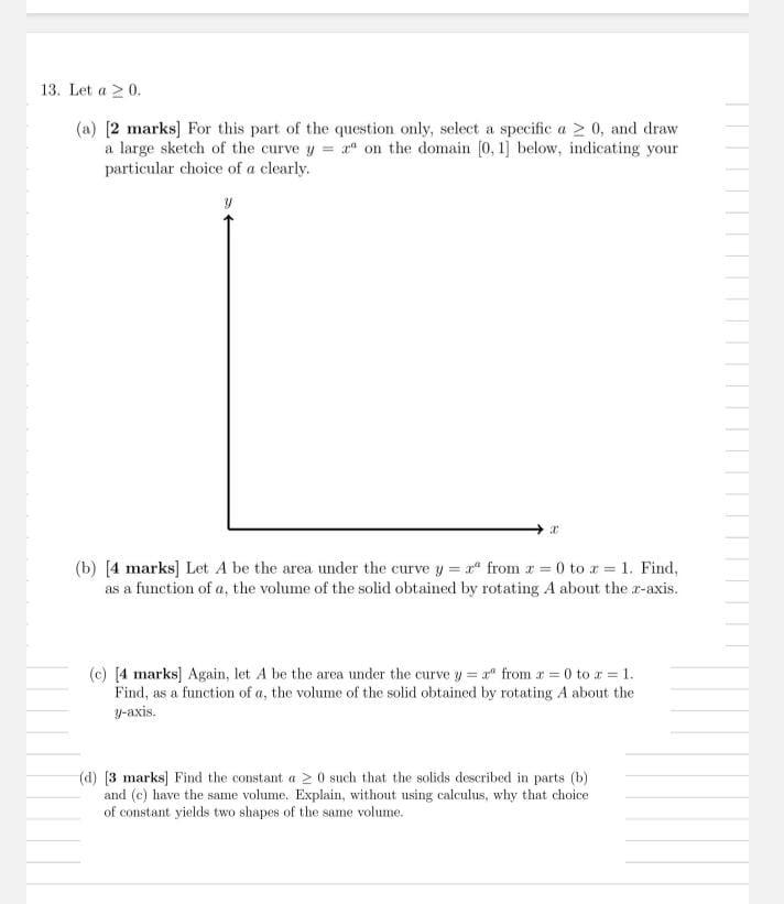 (a) [ 2 marks] For this part of the question only, | Chegg.com
