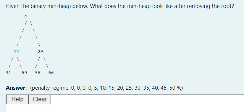 Solved Given the binary min-heap below. What does the | Chegg.com