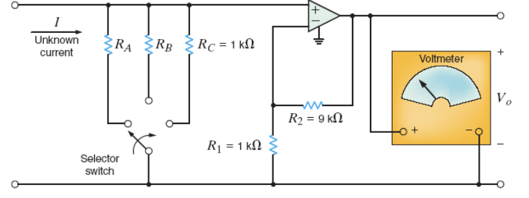 Solved For Figure P4, The electronic ammeter has been | Chegg.com