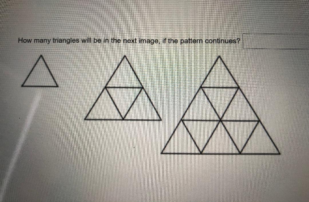 Solved How many triangles will be in the next image, if the | Chegg.com